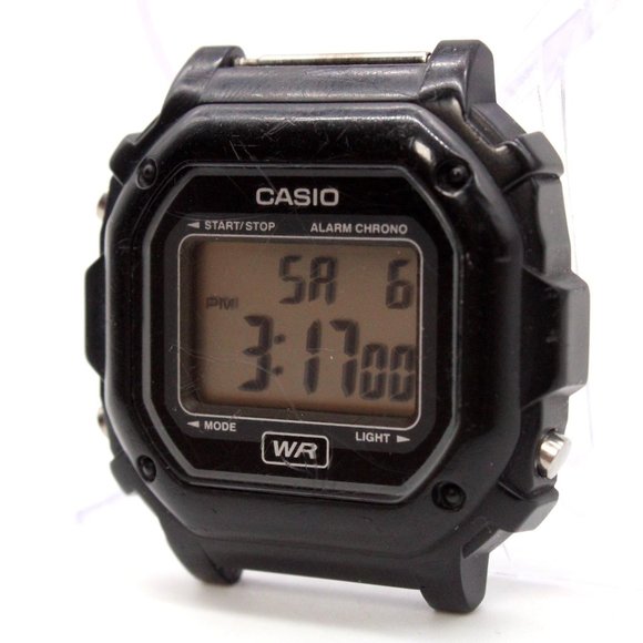 Casio | Accessories | Vintage Casio Digital Watch Face Mens Black Tone ...